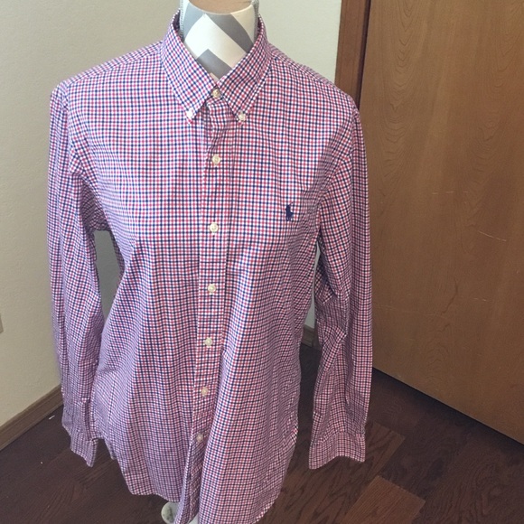 Polo Ralph Lauren | Shirts | Polo Ralph Lauren Red And Blue Checkered ...